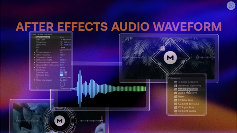 How to Create Audio Wave Effects in After Effects (Spectrum Waveforms ...